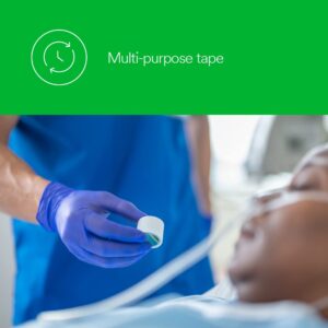 3M™ Micropore™ S Surgical Tape, 2770-2, 2 inch x 5.5 yard (2.5 cm x 5 m), 6 Rolls (Pack of 1)