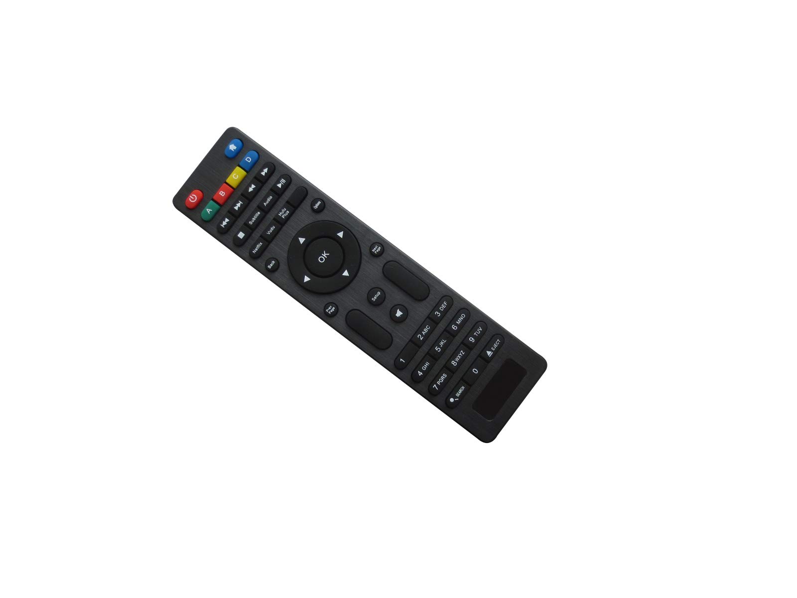 Universal Replacement Remote Control Fit for WD Western Digital WDBABZ5000ABK-NESN WDTV HDTV HD TV Live Hub Network Audio Video Media Player Center