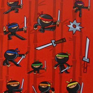 amscan Ninja Sticker Booklet Book Novelty & Amusement Toys, Multicolor