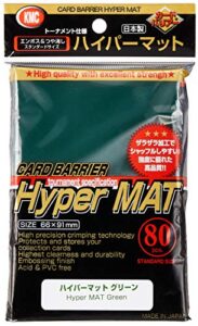 hyper matte sleeves (80-pack), green