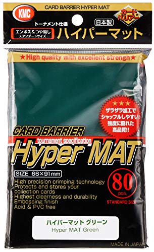 Hyper Matte Sleeves (80-Pack), Green