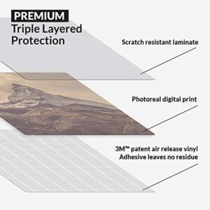 Skins Stickers Compatible for Xbox One Console and Controllers - Protective Vinyl Decals Covers - Biological Hazard - Leather Texture