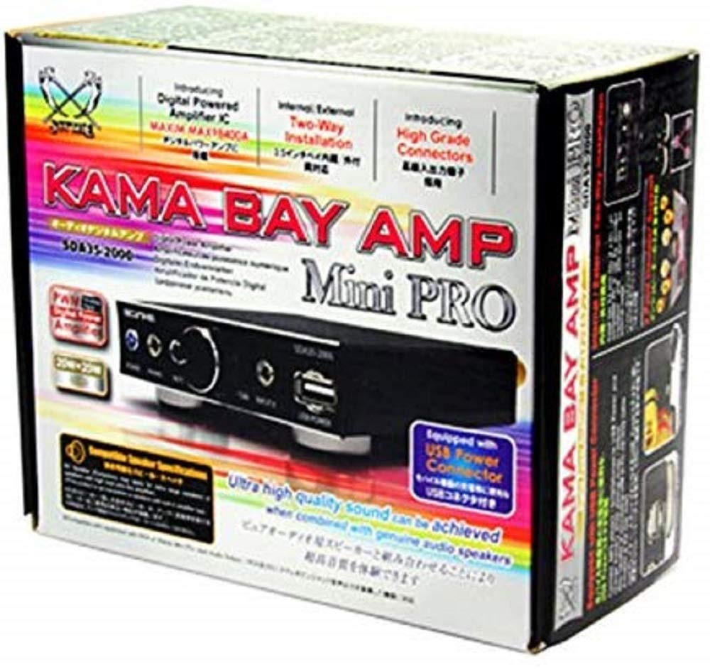 SCYTHE Kama Bay Mini Pro, Stereo HiFi Audio Amplifier, 20W Dual Channels with AUX Input, DC Adapter Included