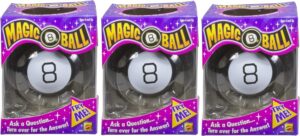 magic 8 ball toy game (pack of 3)