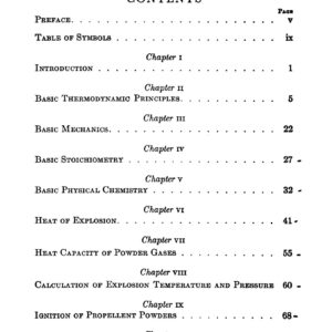 The Thermodynamics of Firearms. Design of firearms as heat engines and the interior and exterior ballistics of projectiles. NOTE PAGES 56 and 57 HAVE BEEN UPDATED. [ReImaged Loose Leaf Facsimile.]