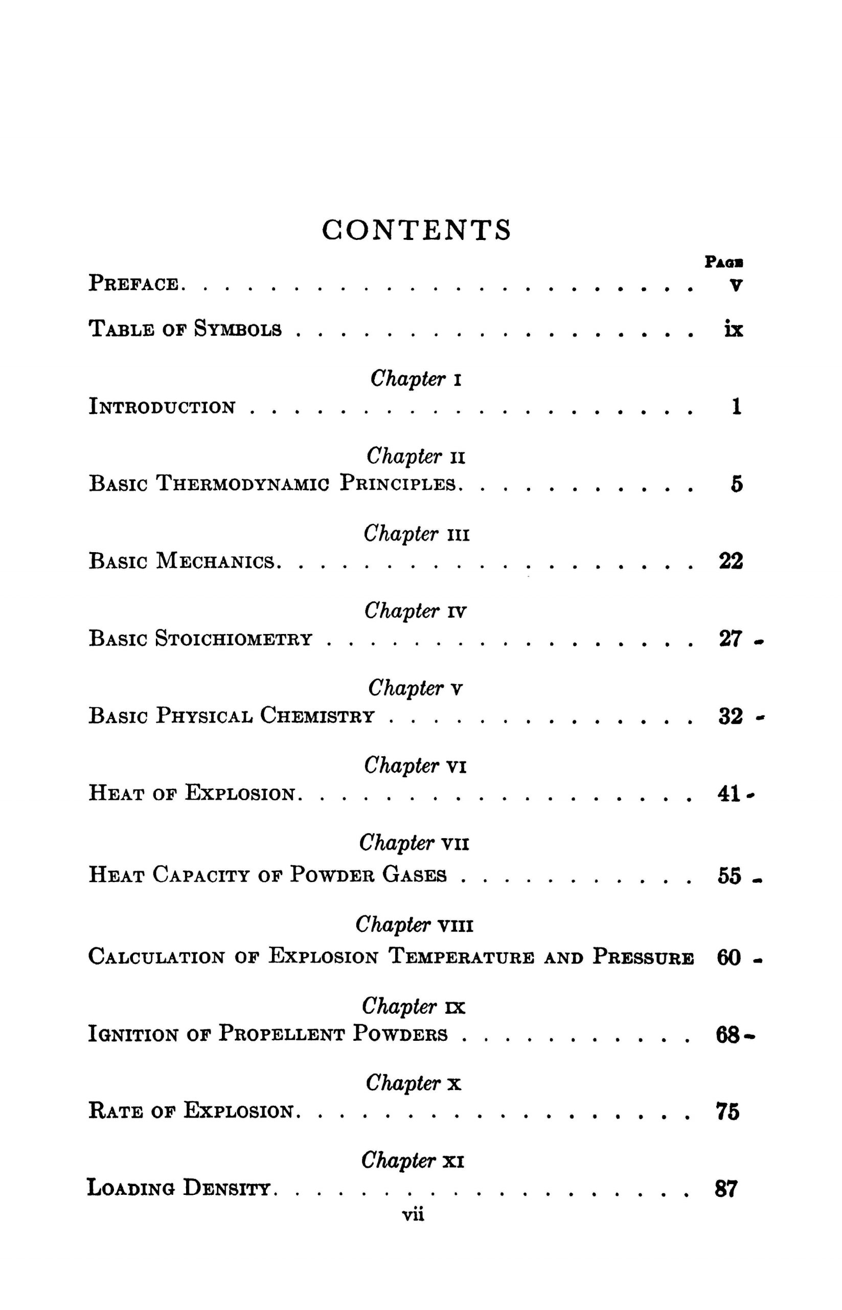 The Thermodynamics of Firearms. Design of firearms as heat engines and the interior and exterior ballistics of projectiles. NOTE PAGES 56 and 57 HAVE BEEN UPDATED. [ReImaged Loose Leaf Facsimile.]