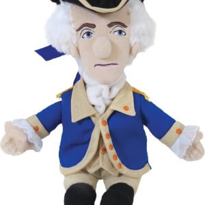 The Unemployed Philosophers Guild George Washington Doll - 11" Soft Stuffed Plush Little Thinker