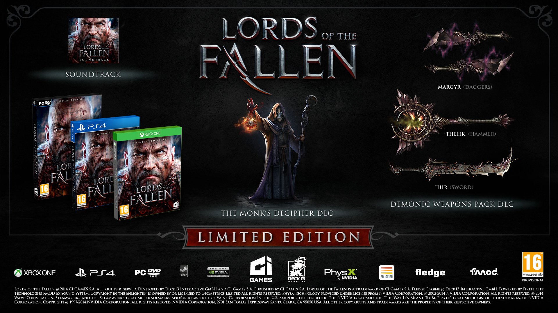 Lords of the Fallen Limited Edition (PS4) (UK IMPORT)