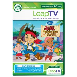 leapfrog leaptv disney jake and the never land pirates educational, active video game