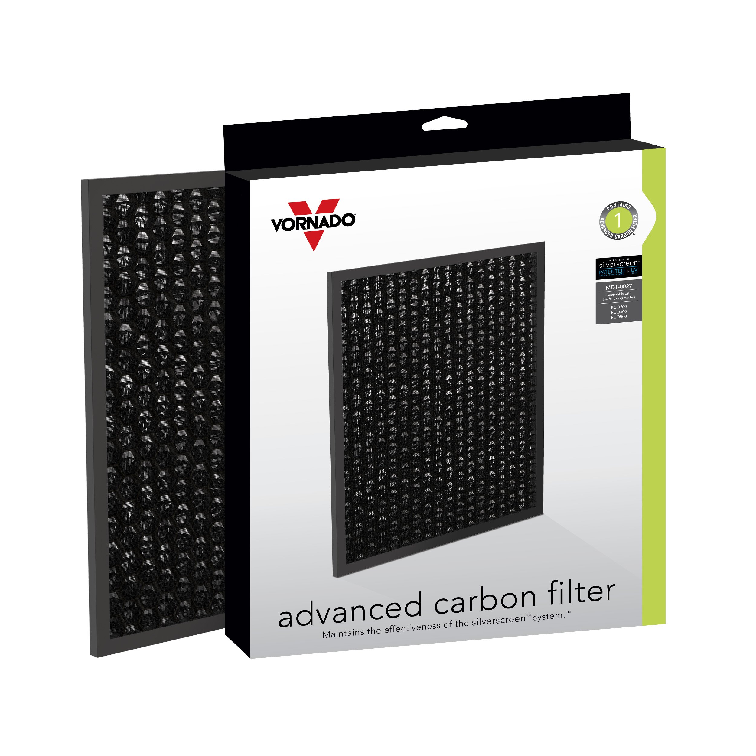 Vornado MD1-0027 Advanced Carbon Filter Air Purifier, 1 Count (Pack of 1), Black