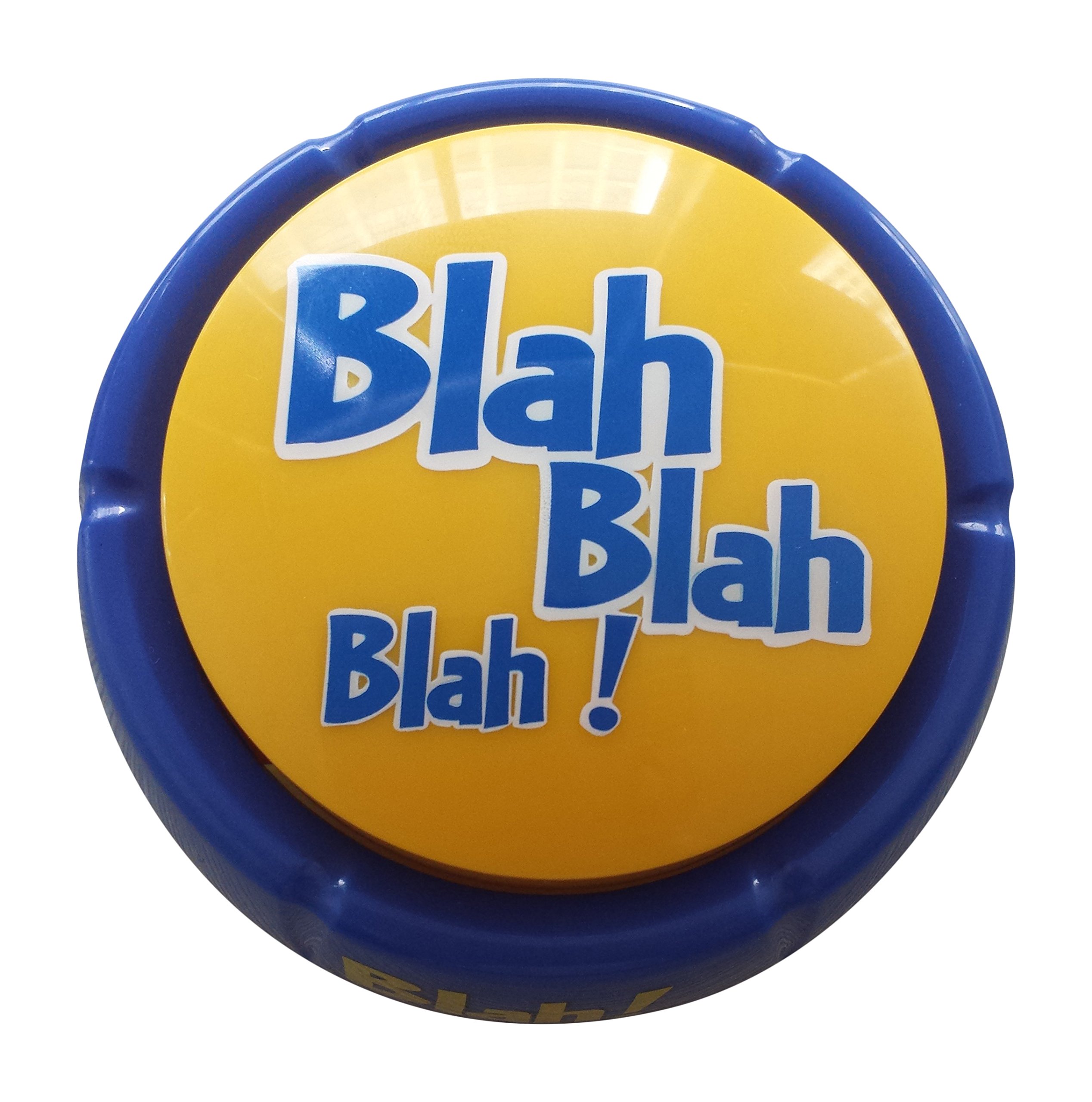 Talkie Toys Products Blah Button - 12 Hilarious Blah Sayings - Funny Talking Toy for Stress Relief & Laughs