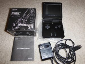 nintendo gameboy advance sp onyx black ags-001