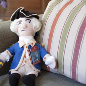 The Unemployed Philosophers Guild George Washington Doll - 11" Soft Stuffed Plush Little Thinker