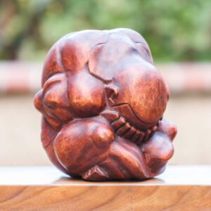 Garden Age Supply Weeping Buddha Yogi Weeping Buddha Statue, Buddhism (Medium)