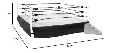 Black Barbed Wire War Ring Ropes for Wrestling Action Figure Rings