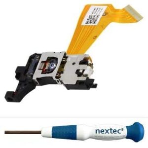 nextec nintendo wii disc drive replacement laser lens/nintendo wii laser (raf-3350) t8 screwdriver