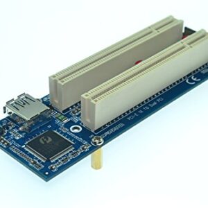 Sintech PCI-E Express X1 to Dual PCI Riser Extender Card with Low Profile Bracket