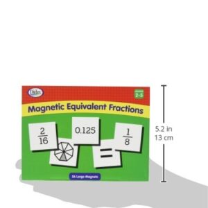 Didax Educational Resources Magnetic Equivalent Fractions, White