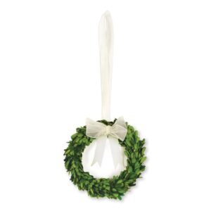 napa home and garden preserved boxwood wreath