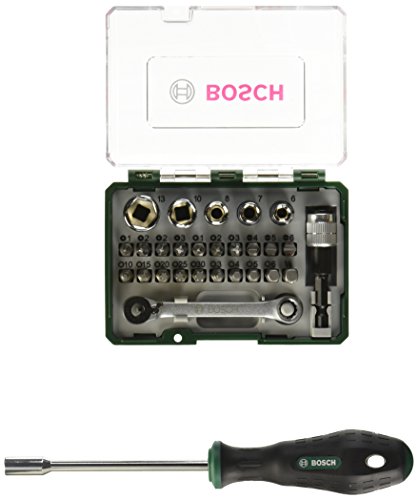 Bosch Home and Garden 2607017331 Bosch 2607017331-Set 27uds atornillar + atornillador Manual