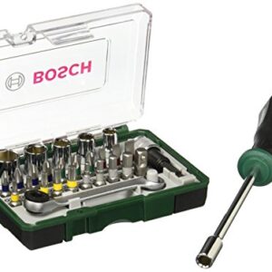 Bosch Home and Garden 2607017331 Bosch 2607017331-Set 27uds atornillar + atornillador Manual