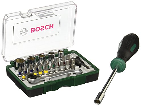 Bosch Home and Garden 2607017331 Bosch 2607017331-Set 27uds atornillar + atornillador Manual