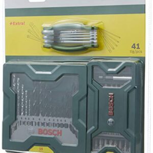 Bosch Home and Garden 2607017333 15 Mixed Drill 25-Piece Screwdriver bit Set + Folding hex Tool