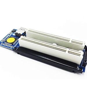 Sintech PCI-E Express X1 to Dual PCI Riser Extender Card with Low Profile Bracket