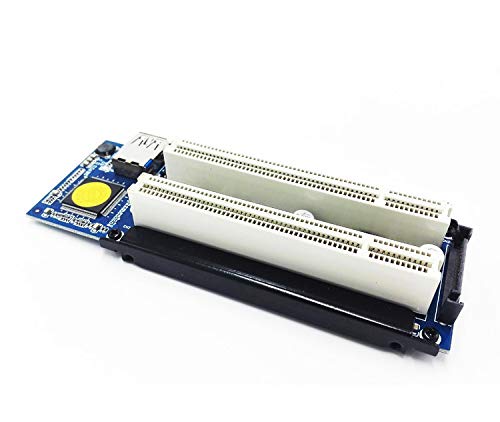 Sintech PCI-E Express X1 to Dual PCI Riser Extender Card with Low Profile Bracket