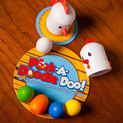 Fat Brain Toys Peek-A-Doodle Doo - Chicken-and-Egg Memory Game for Toddlers & Kids