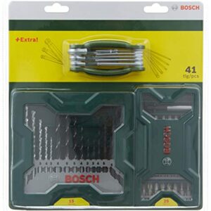 Bosch Home and Garden 2607017333 15 Mixed Drill 25-Piece Screwdriver bit Set + Folding hex Tool