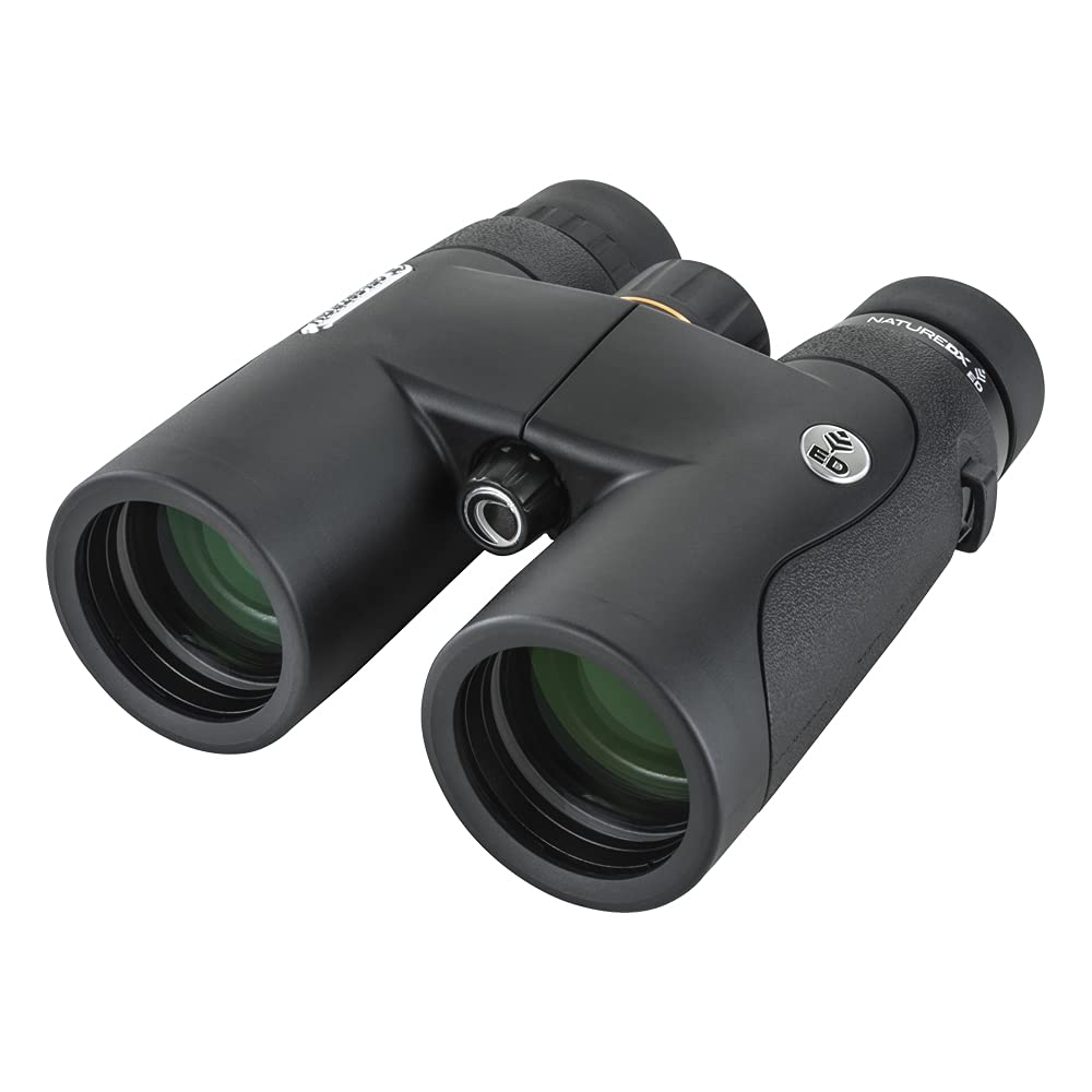 Celestron–Nature DX ED 8x42 Premium Binoculars –Extra-Low Dispersion Objective Lenses –Outdoor and Birding Binocular–Fully Multi-Coated with BaK-4 Prisms–Rubber Armored – Fog & Waterproof Binoculars