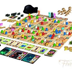 Five Tribes Board Game - Conquer The Sultanate of Naqala! Worker Placement Strategy Game for Kids & Adults, Ages 13+, 2-4 Players, 40-80 Minute Playtime, Made by Days of Wonder