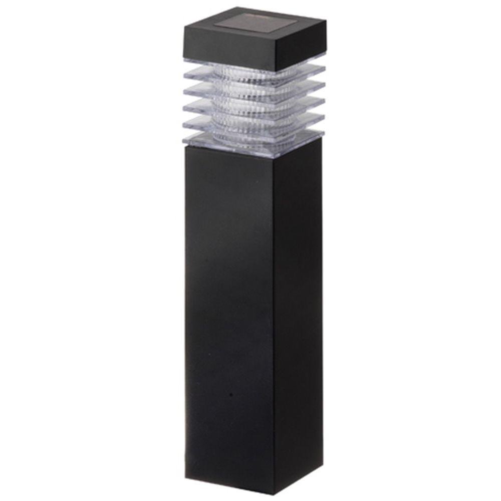 Hampton Bay HD28451BK6 Black Plastic Square Bollard (6 Pack)