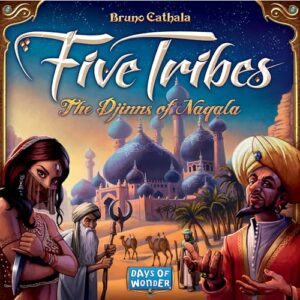 Five Tribes Board Game - Conquer The Sultanate of Naqala! Worker Placement Strategy Game for Kids & Adults, Ages 13+, 2-4 Players, 40-80 Minute Playtime, Made by Days of Wonder