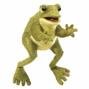 funny frog puppet