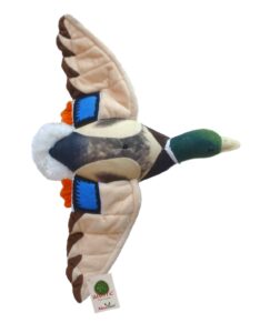 adore 18" drake mallard duck plush stuffed animal walltoy wall mount