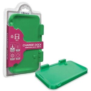 tomee charge dock for nintendo 3ds xl (green)