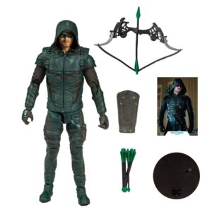 McFarlane Toys DC Multiverse Green Arrow: Arrow Action Figure, Multicolor, Model: