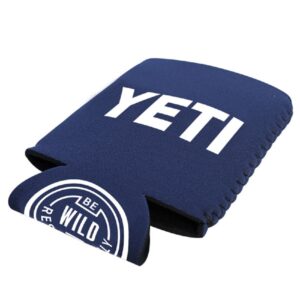 yeti built for the wild neoprene drink jacket navy blue