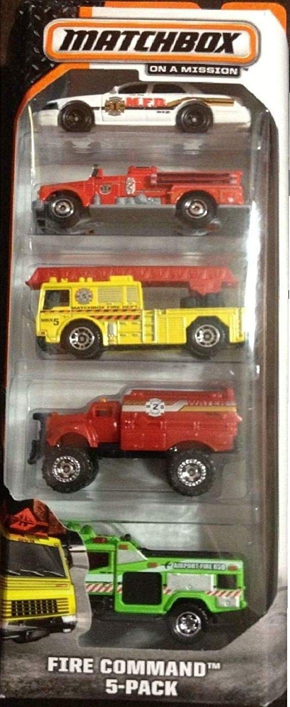 2014 Matchbox Fire Command 5-Pack