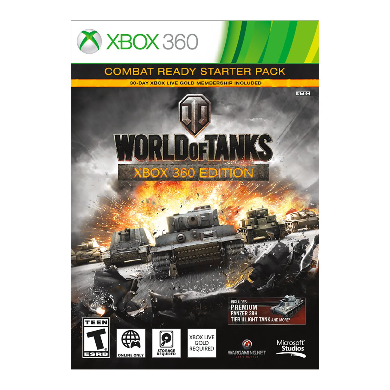 World of Tanks-X360 Xbox 360 English US NTSC DVD - Xbox 360