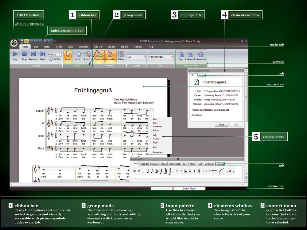 Forte 7 Basic - Music Writing Software