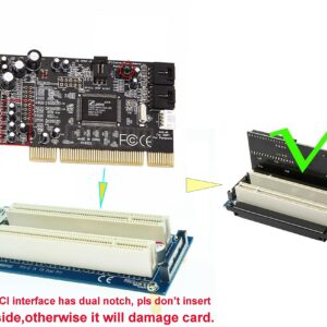 Sintech PCI-E Express X1 to Dual PCI Riser Extender Card with Low Profile Bracket