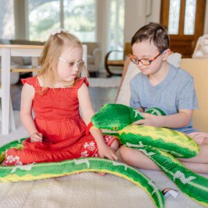 Melissa & Doug Giant Boa Constrictor - Lifelike Stuffed Animal Snake (over 14 feet long)