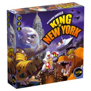 iello: king of new york, 6 monsters, enthralling theme, simple, fast-paced, strategy board game, for 2 to 6 players, ages 10 and up