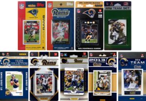 c&i collectables nfl st. louis rams licensed trading card team set