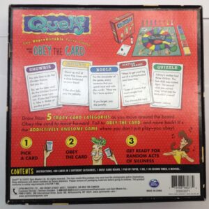 Quelf Board Game with New Cards