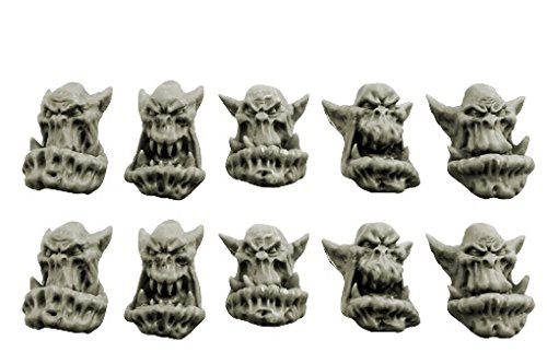 Spellcrow Orcs: Bulky Orcs Heads