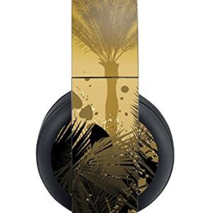 Vinyl Decal Skin Wrap compatible with Original Sony PlayStation 4 Gold Wireless Headphones Summer Palm Trees (PS4 HEADPHONES NOT INCLUDED)